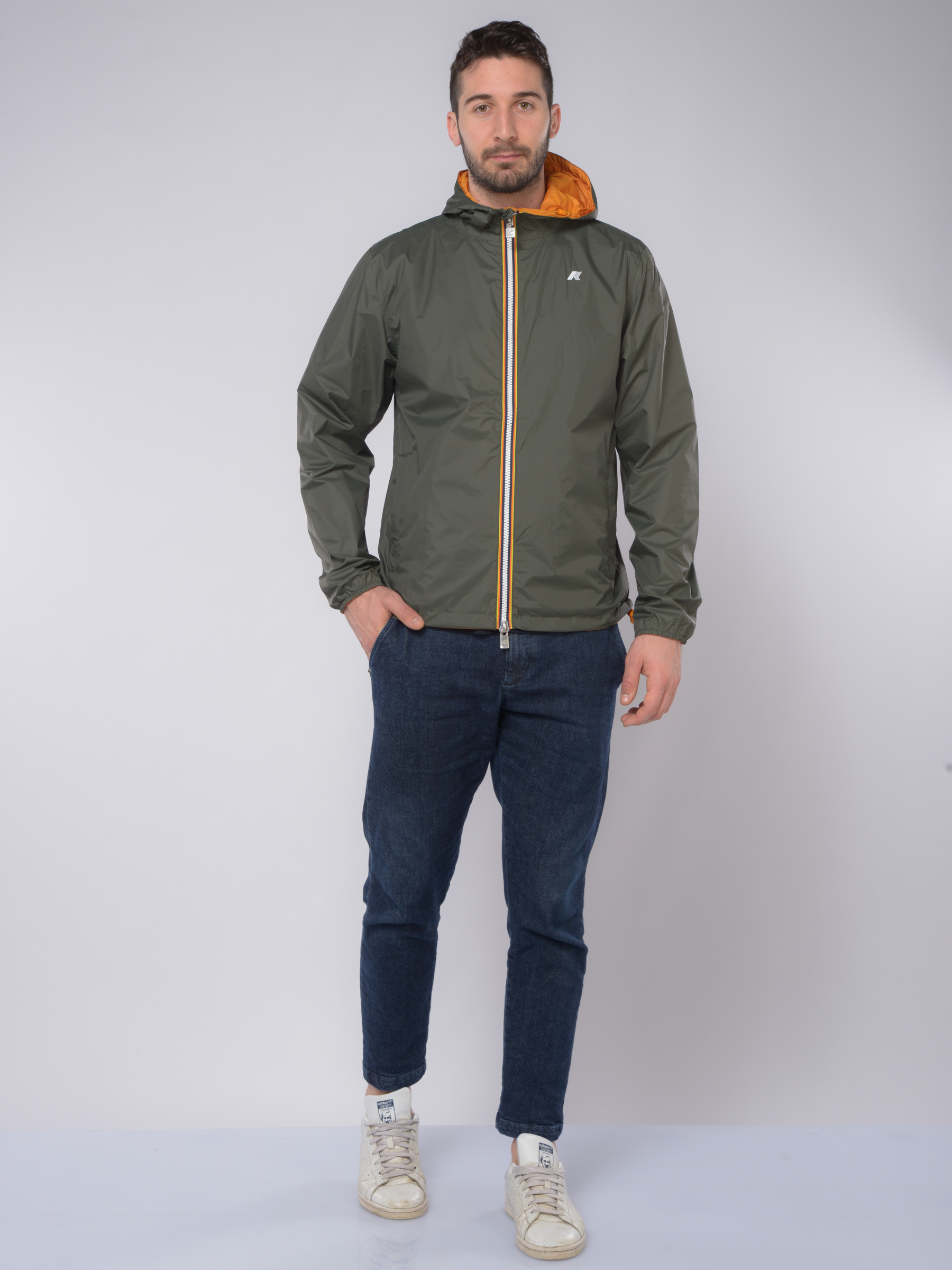 Giubbino da uomo K Way Jake Eco Plus Double reversibile - K2124EW