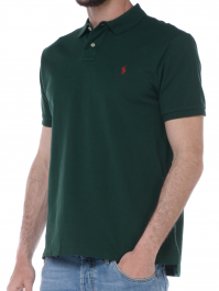 Polo da uomo Ralph Lauren Custom Slim Fit con logo - 710782592-015