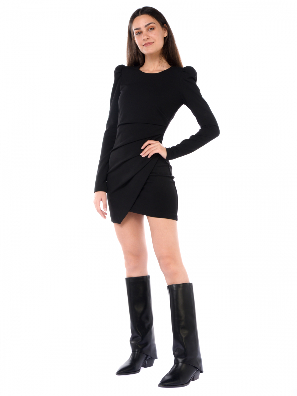 Abito corto da donna Aniye By Elly con drappeggi - 181349