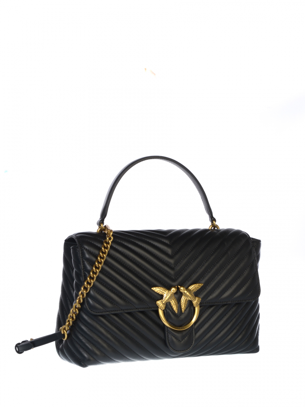 Borsa a mano da donna Pinko Love Lady Puff Big Chevron - 100042-A0GK