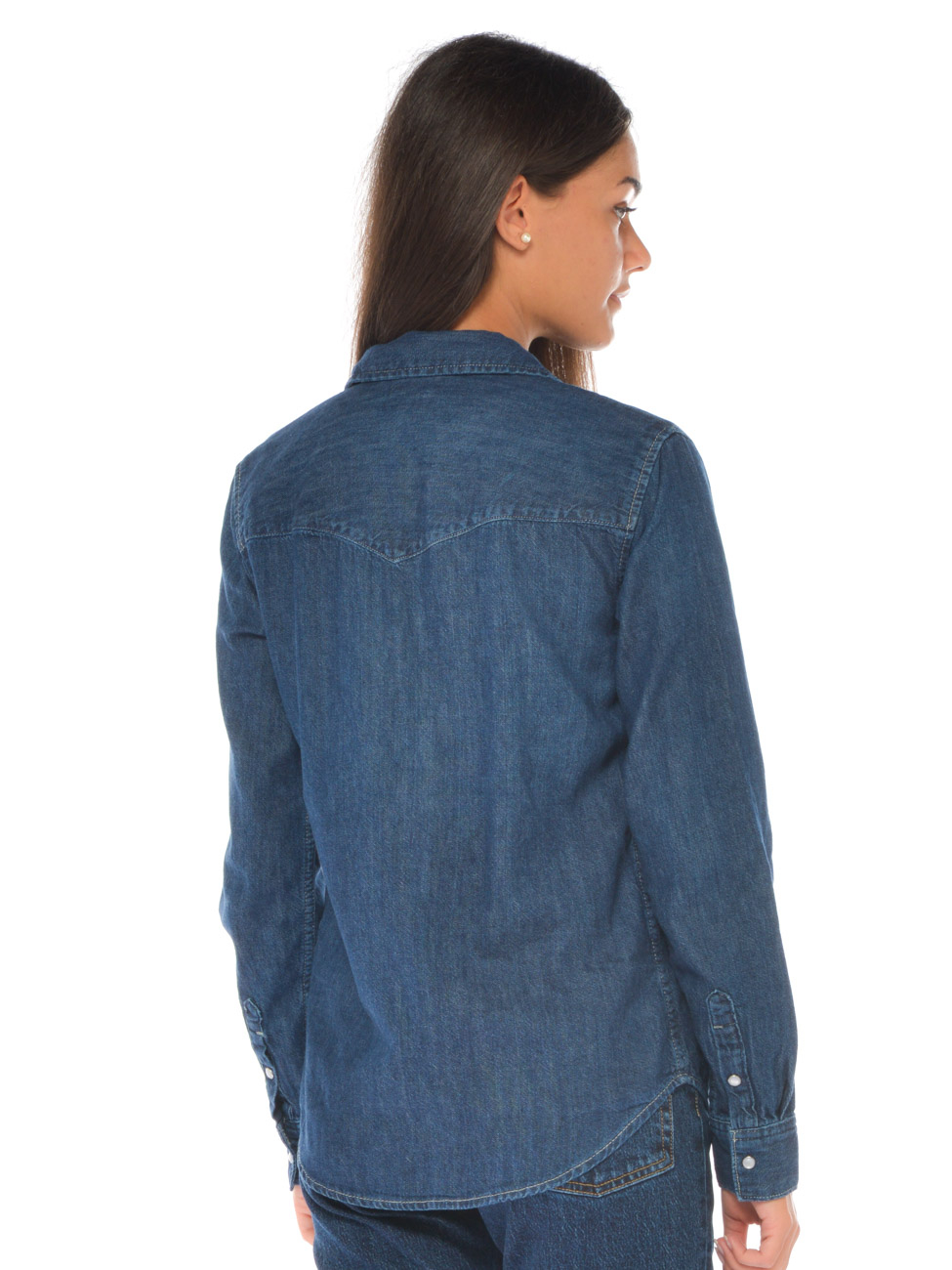 camicia da donna Levi's® in denim con tasche - 167860007-1