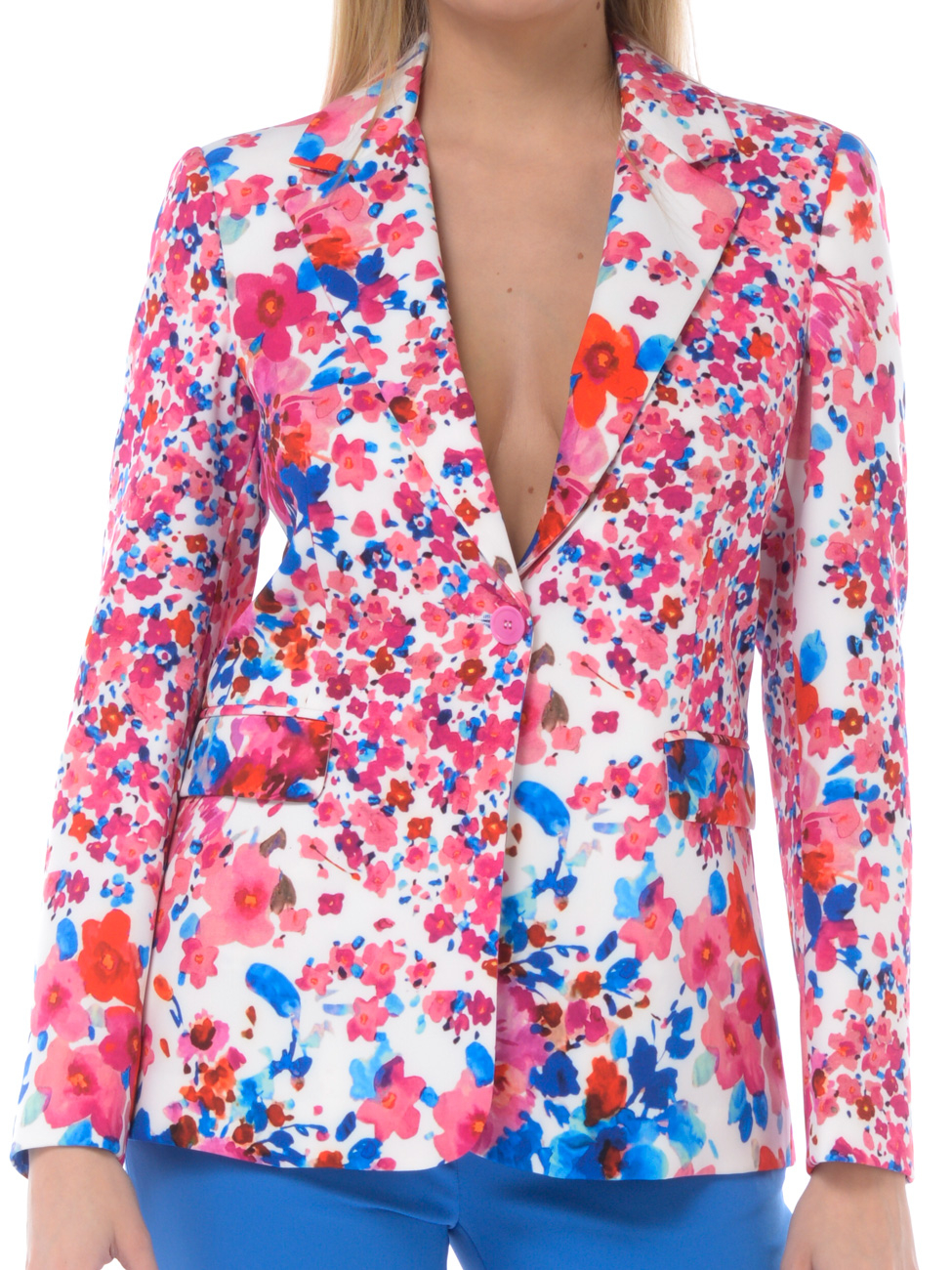 Giacca da donna Liu Jo Luxury a fiori - WA3513T7896