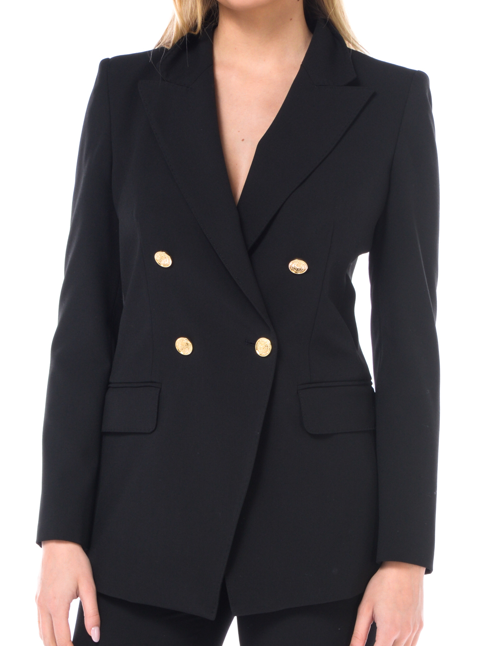 Giacca da donna Marella doppiopetto con impunture - 2330411131200