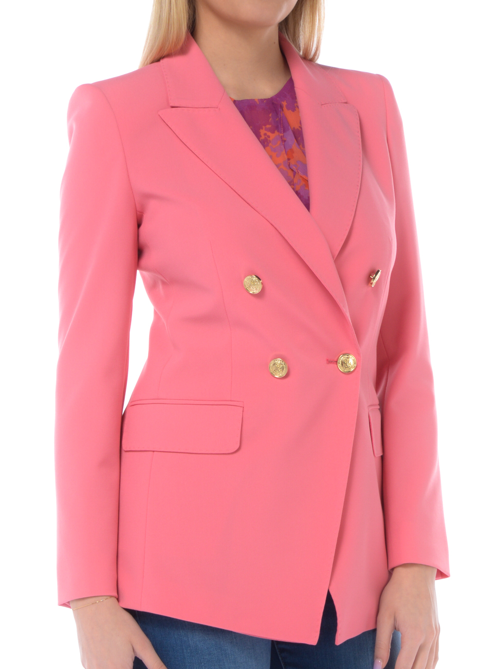 Giacca da donna Marella doppiopetto con impunture - 2330411131200