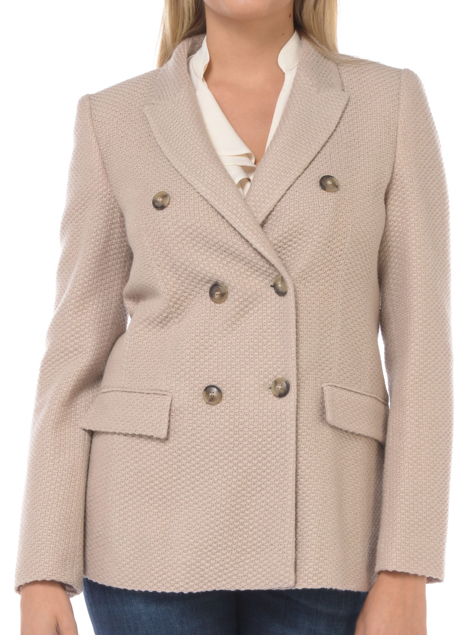 Giacca da donna Seventy in maglia a doppiopetto - GI073677770032