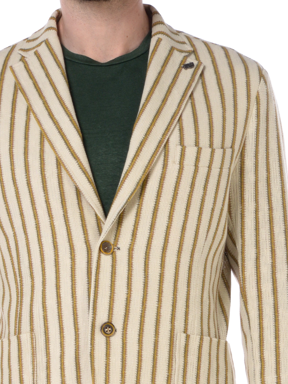 Giacca da uomo Bob microperata a righe - LIGTH417