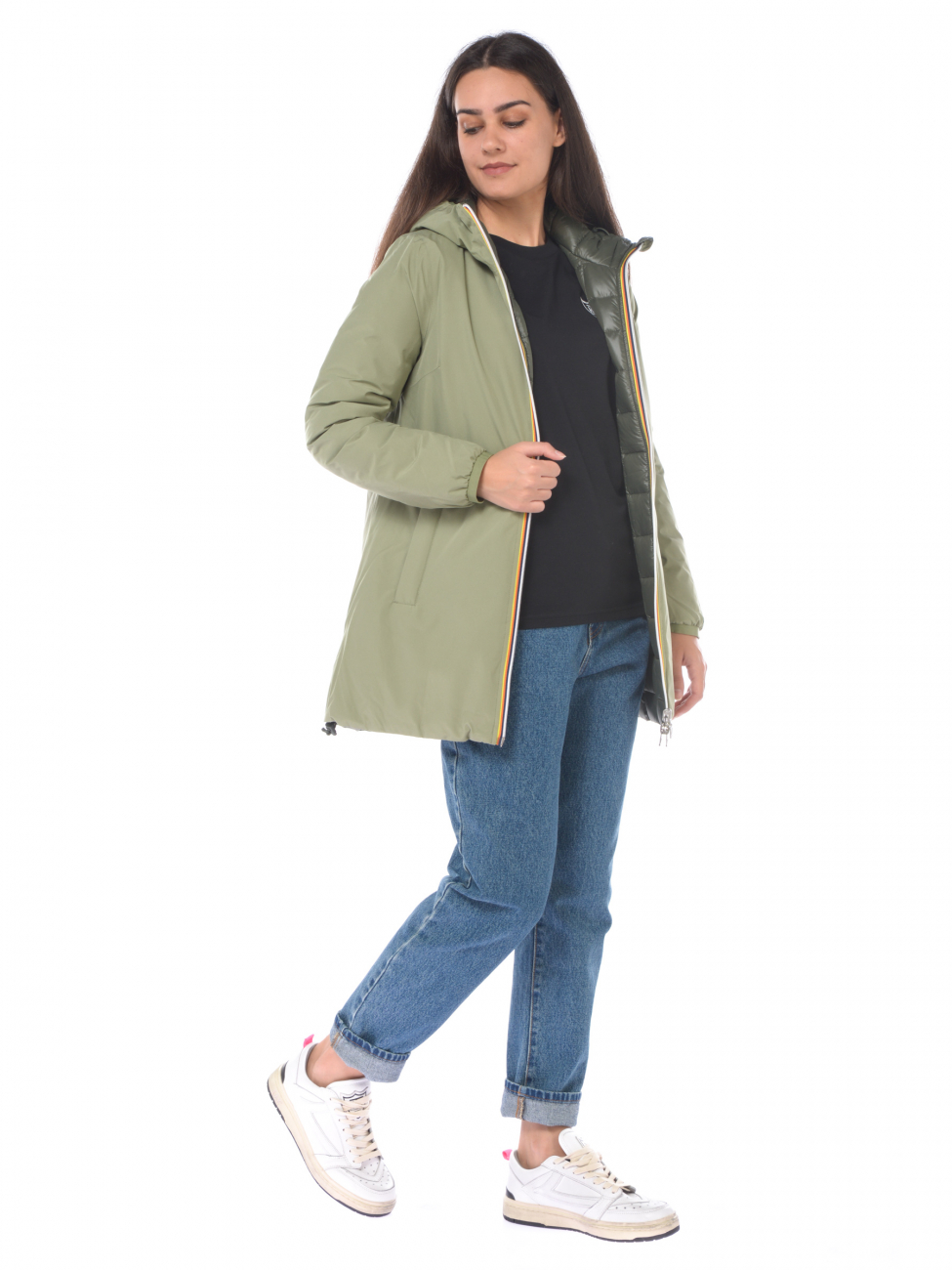 Giaccone da donna K Way Sophie Eco Stretch Thermo Double - K5126LW