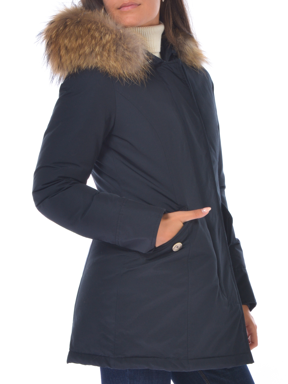 giaccone da donna Woolrich parka con pelo - CFWWOU0538FRUT0001-A