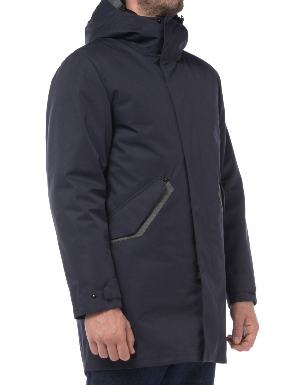 Giaccone da uomo Piquadro parka con interno staccabile - 7432007