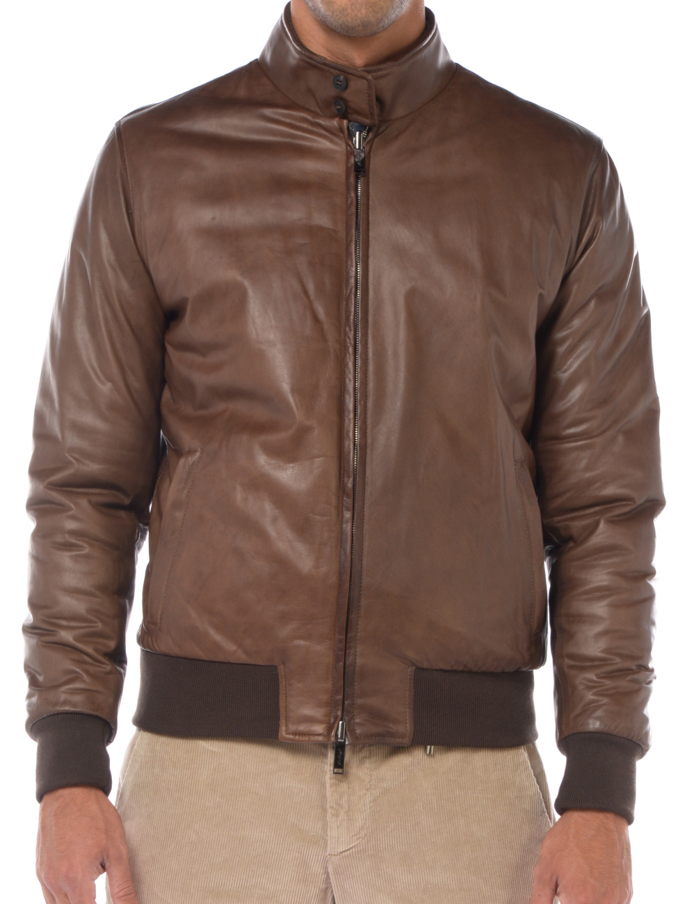 Giubbino da uomo Volfagli Firenze in pelle reversibile - FOX18REVERSIB