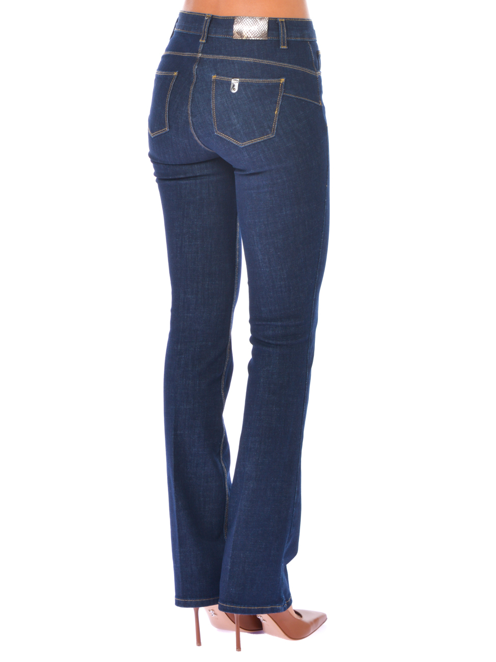Jeans da donna Liu Jo a zampa con bottone - UF2039D4735