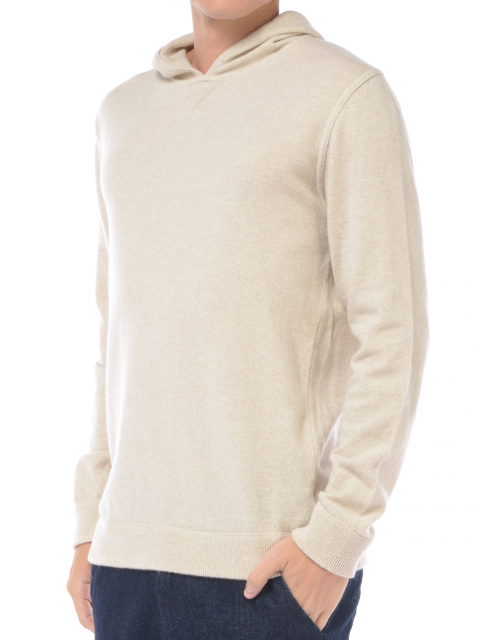 Maglia da uomo Daniele Fiesoli in lana e cachemire con cappuccio - DF0