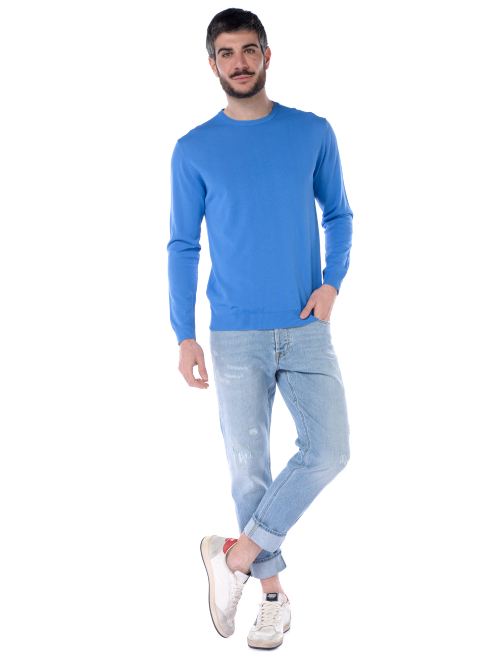 Maglia da uomo Daniele Fiesoli manica lunga girocollo - DF0303