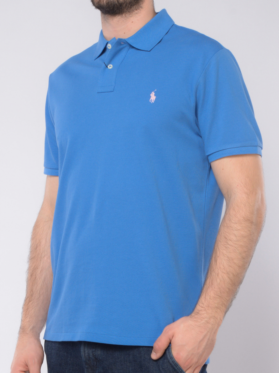 Polo da uomo Ralph Lauren Slim Fit con logo - 710536856-3