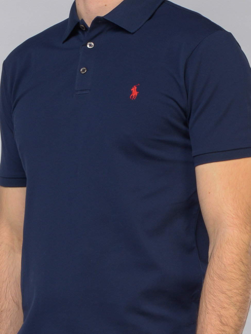 Polo da uomo Ralph Lauren Slim Fit con logo - 710541705-5