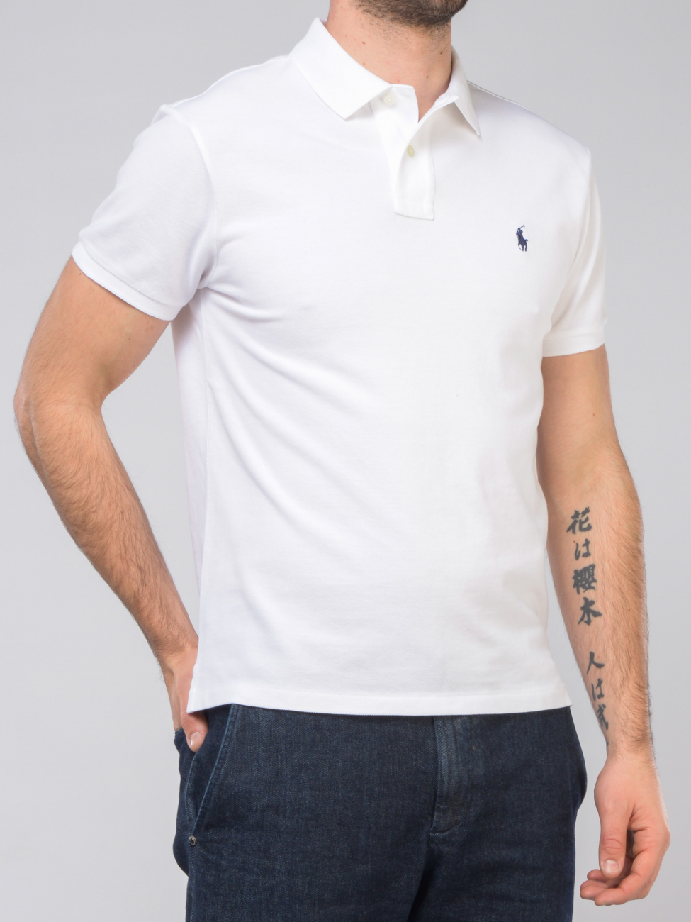 Polo da uomo Ralph Lauren Slim Fit con logo - 710548797-4
