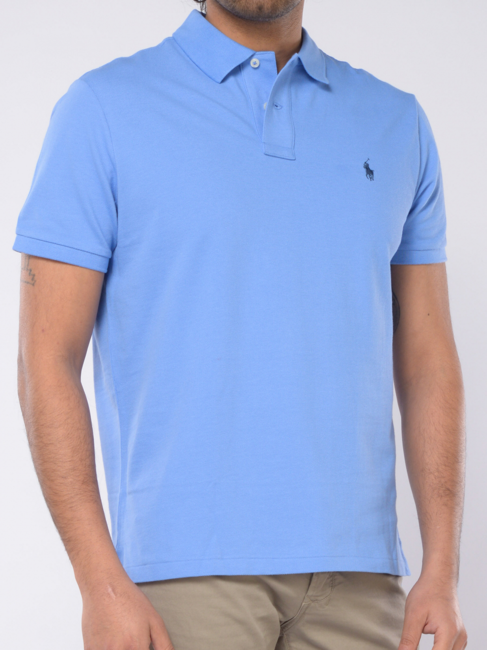 Polo da uomo Ralph Lauren Custom Slim Fit con logo - 710782592-3