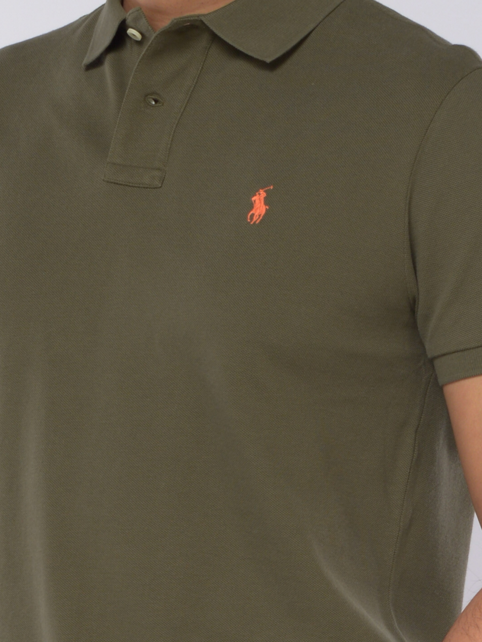 Polo da uomo Ralph Lauren Custom Slim Fit con logo - 710782592-3