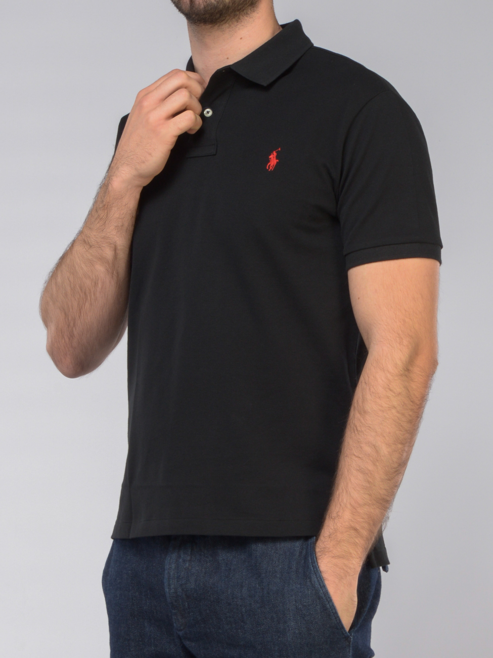 Polo da uomo Ralph Lauren Slim Fit con logo - 710795080-3