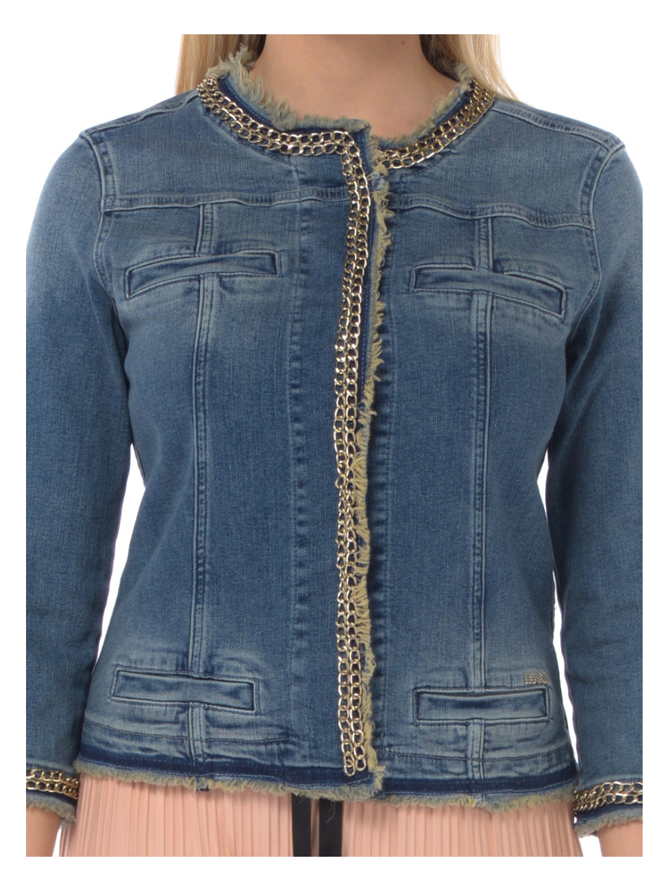 Giacca corta donna Liu Jo Kate in denim - UXX039D4128-1