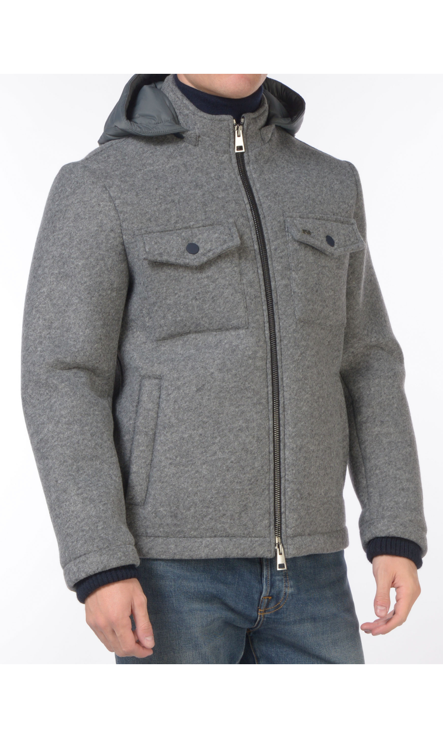 Giubbino da uomo Bob con tasche a cappuccio - JUNE157