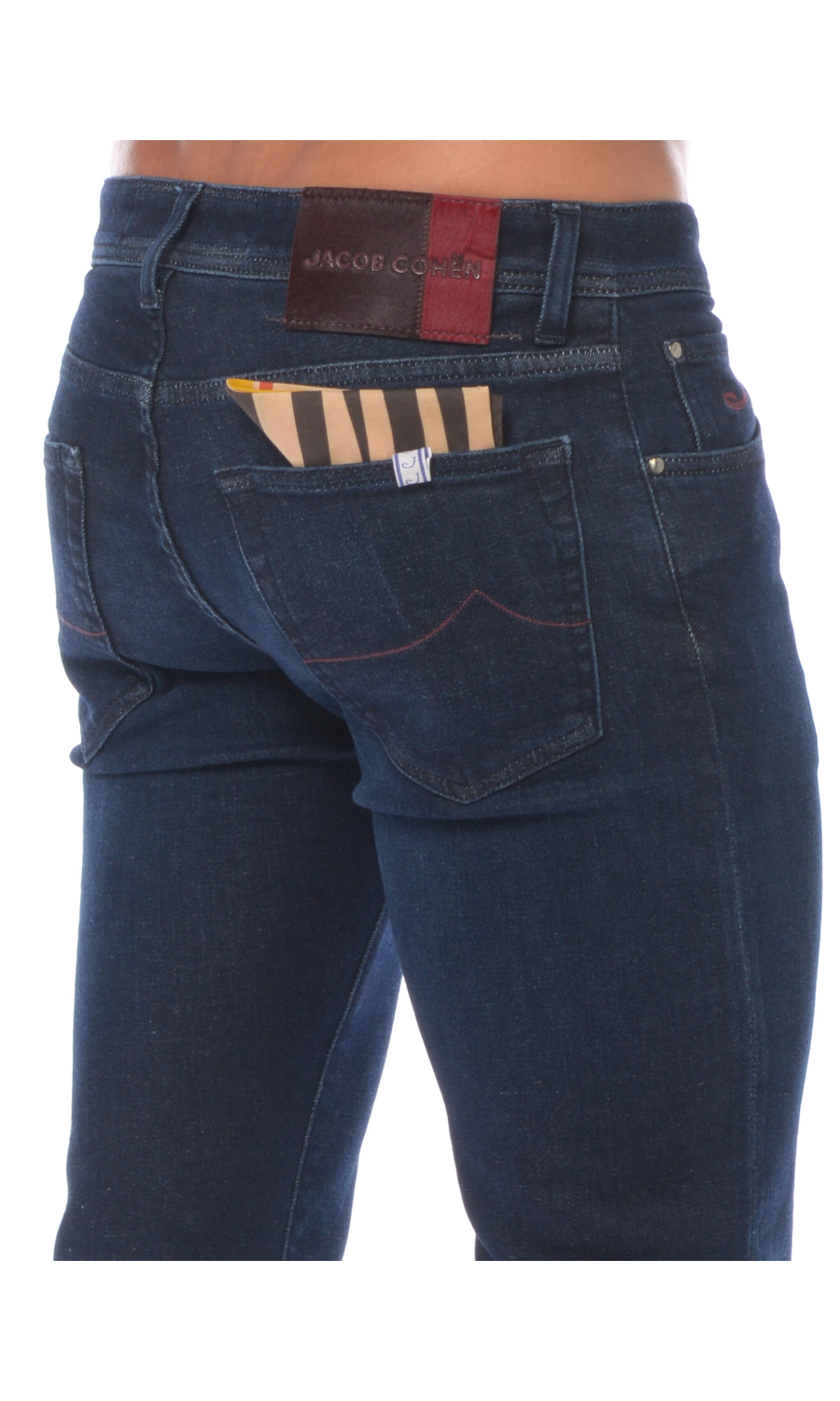 jeans da uomo Jacob Cohen Nick Slim con interno garzato - NICKSLIM3588