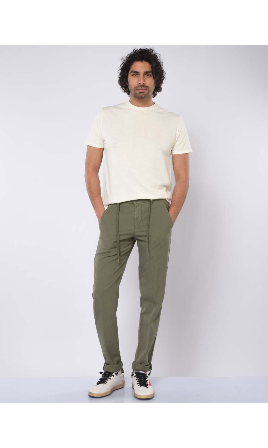 Maglia da uomo Daniele Fiesoli in cotone a manica corta - DF0307