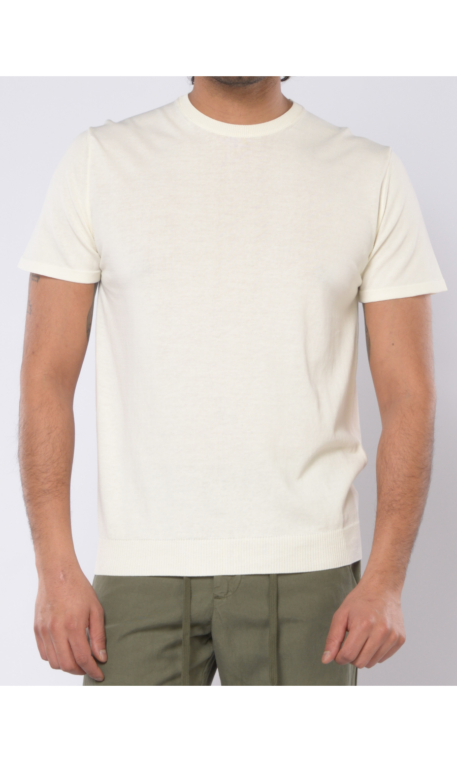 Maglia da uomo Daniele Fiesoli in cotone a manica corta - DF0307