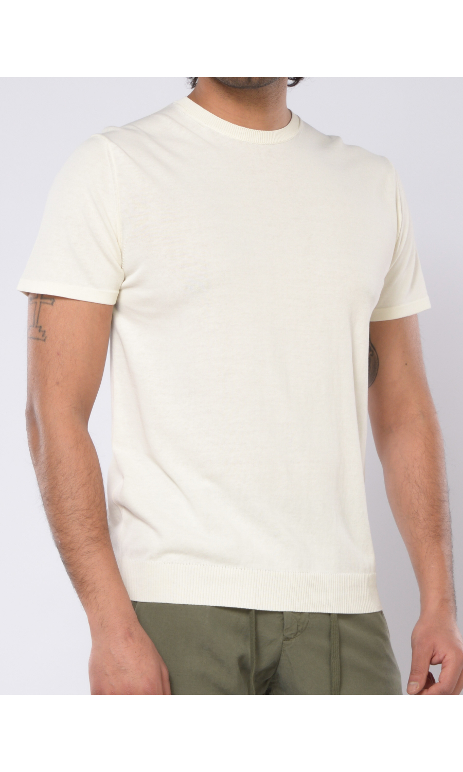 Maglia da uomo Daniele Fiesoli in cotone a manica corta - DF0307