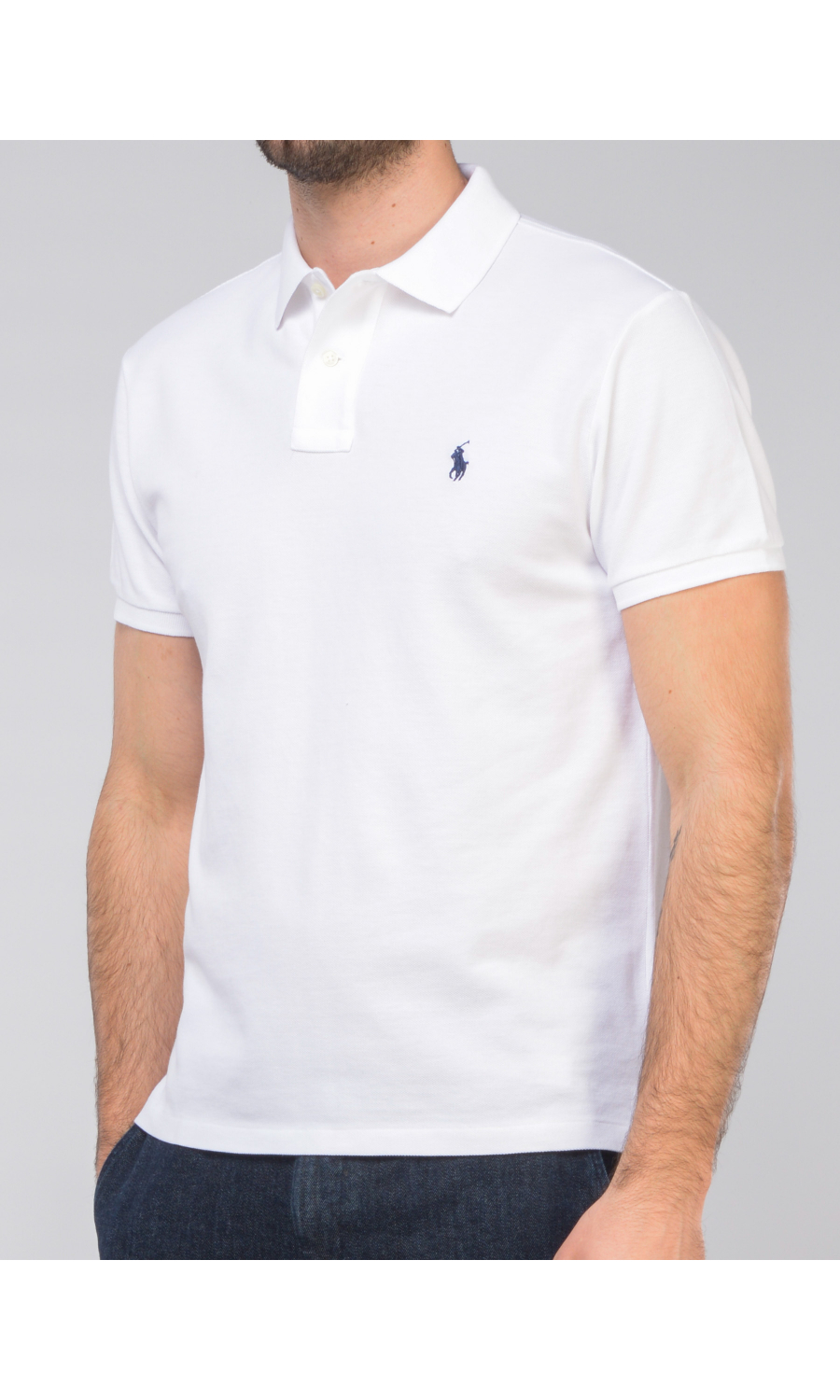 Polo da uomo Ralph Lauren Slim Fit con logo - 710548797-4