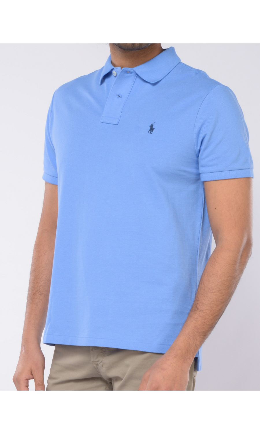 polo da uomo Ralph Lauren Custom Slim Fit con logo - 710782592-3