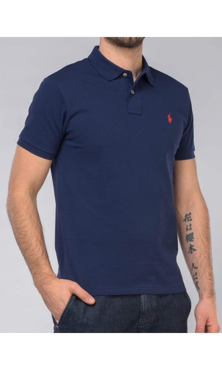 Polo da uomo Ralph Lauren Slim Fit con logo - 710795080-3