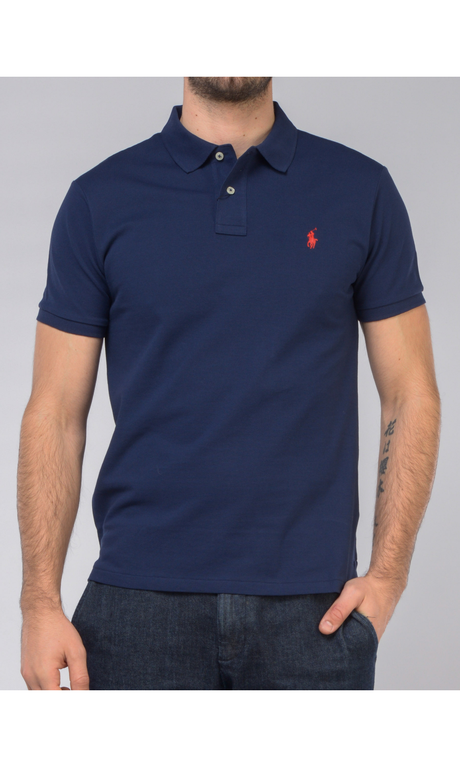 Polo da uomo Ralph Lauren Slim Fit con logo - 710795080-3